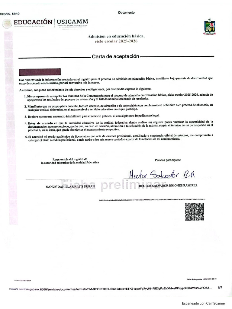 Carta Compromiso | PDF