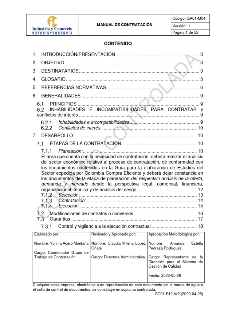 Manual Contratación Adquisicion Compras 2023-05-26 | PDF | Software ...