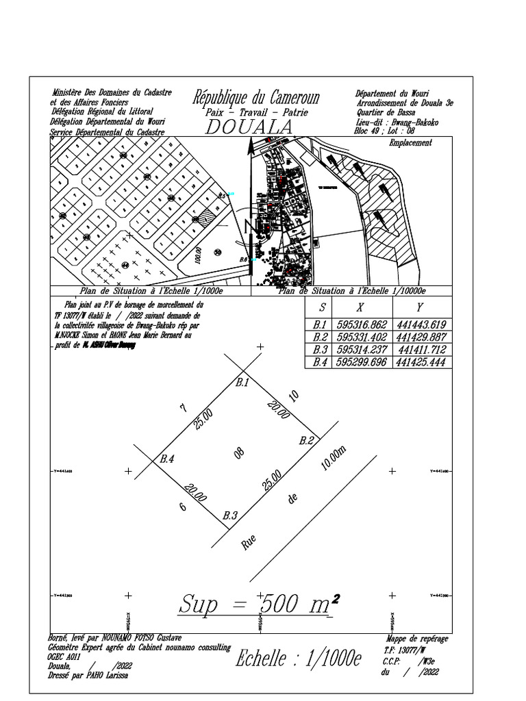 Bloc 49 Lot 10 Tambe | PDF