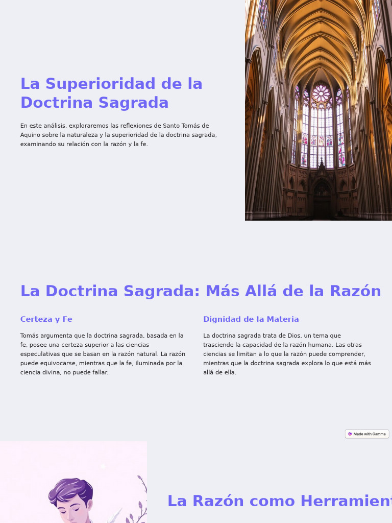 La-Superioridad-de-la-Doctrina-Sagrada | PDF | Razón | Fe