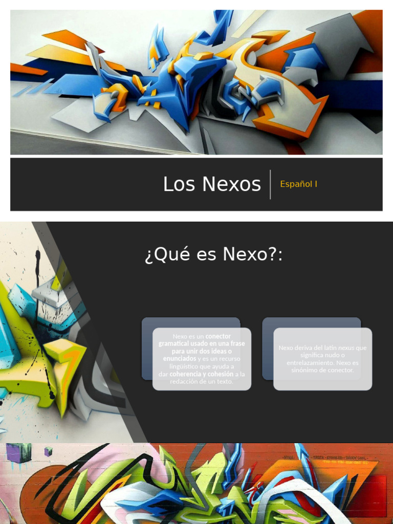 Tipos y Usos de Nexos Gramaticales | PDF | Oración (Lingüística ...
