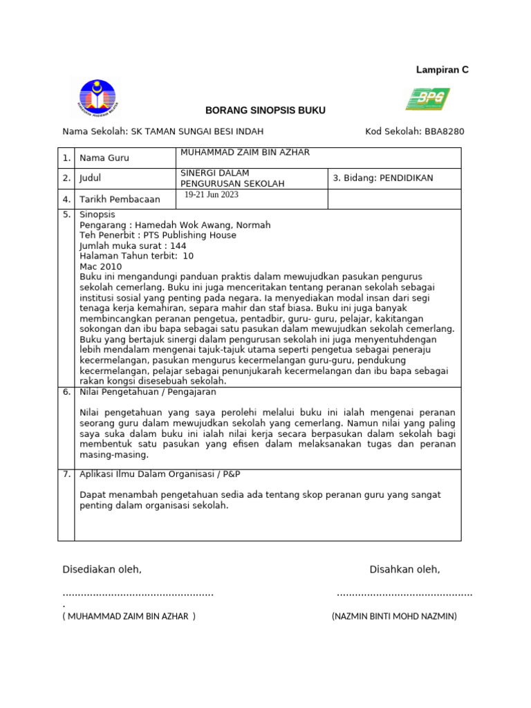 Ladap 2023 (3 Item) | PDF