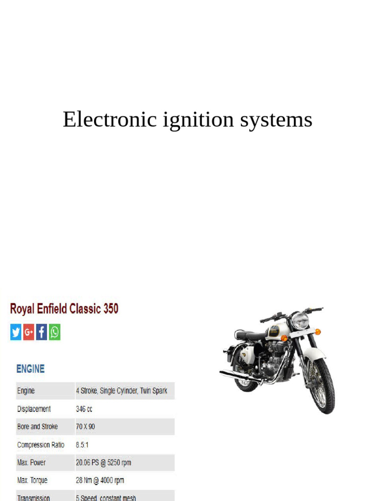 Electronic Ignition | PDF