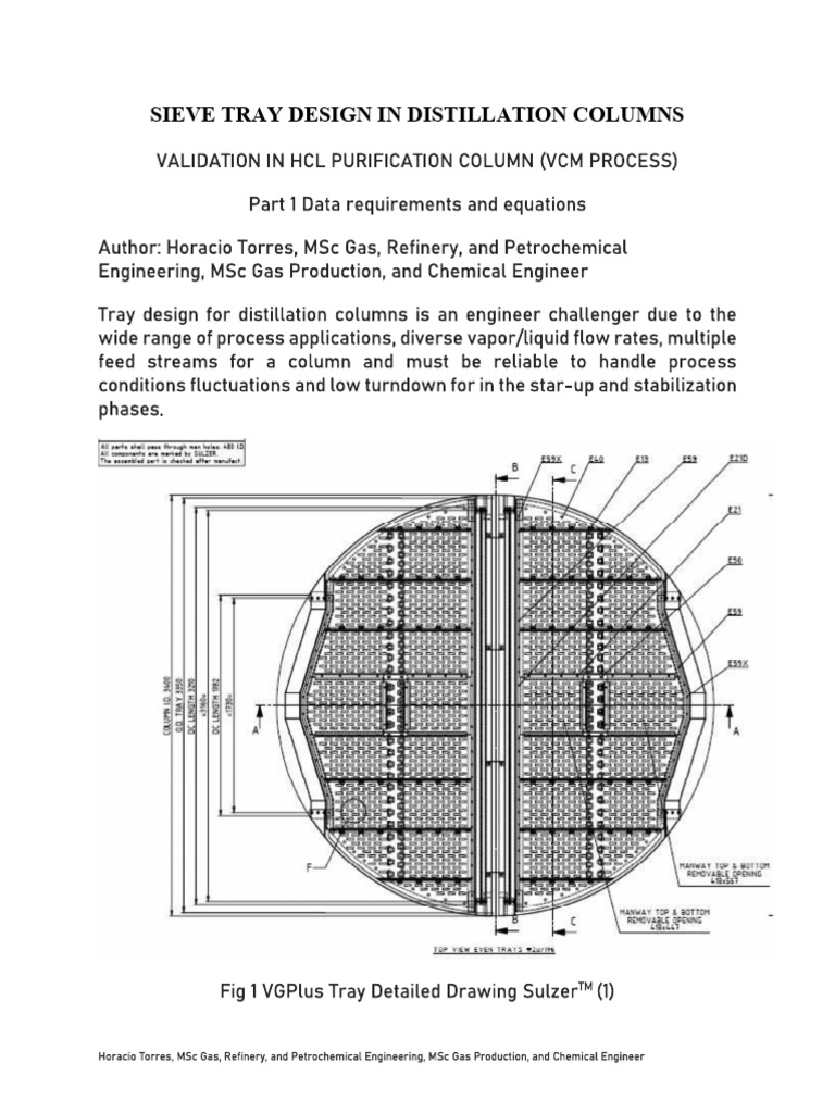 Sieve Tray Design | PDF