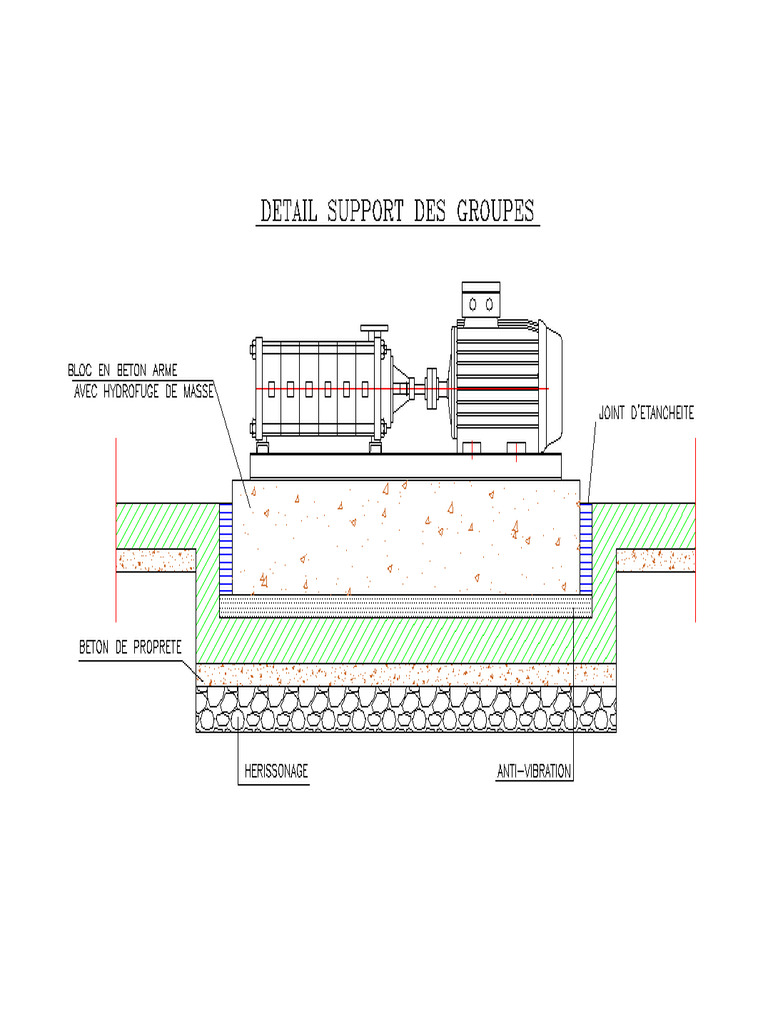 Plan Socle Béton | PDF