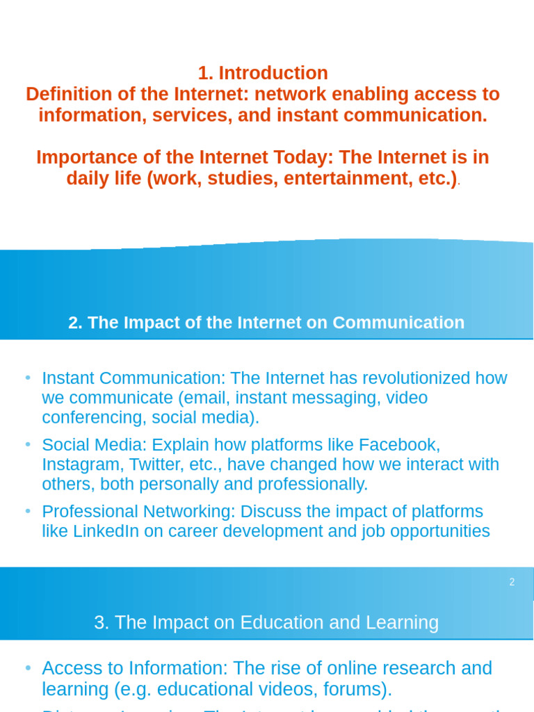 Impact of Internet | PDF