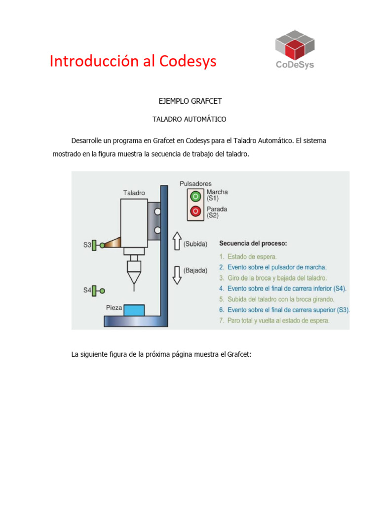 Ejemplo Grafcet Codesys | PDF