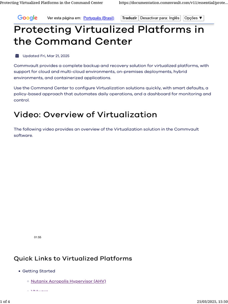 Protecting Virtualized Platforms in The Command Center | PDF | Virtual Machine | Virtualization