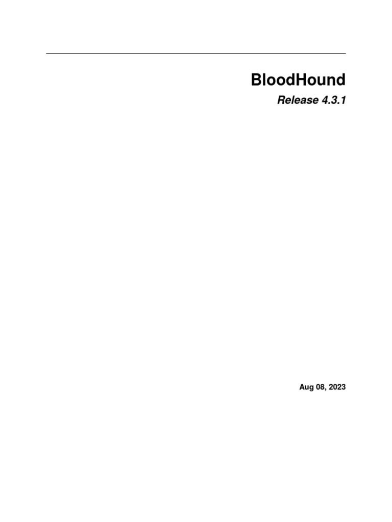 BloodHound 4.3.1 Installation Guide | PDF | Active Directory | Group Policy
