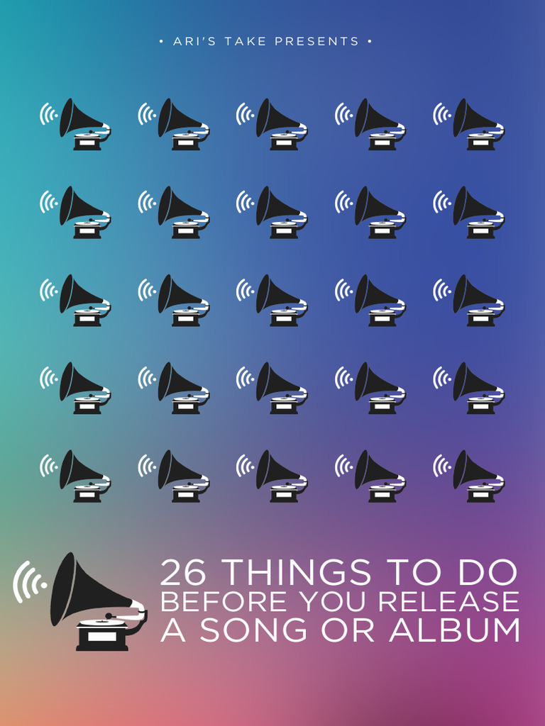 26 Things Before You Release A Song or Album | PDF | Photograph | Spotify