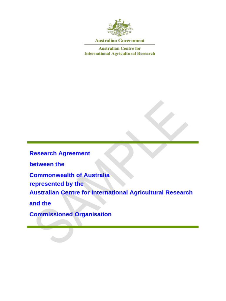 Research Agreement Template - Sample | PDF | Liquidation | Insolvency