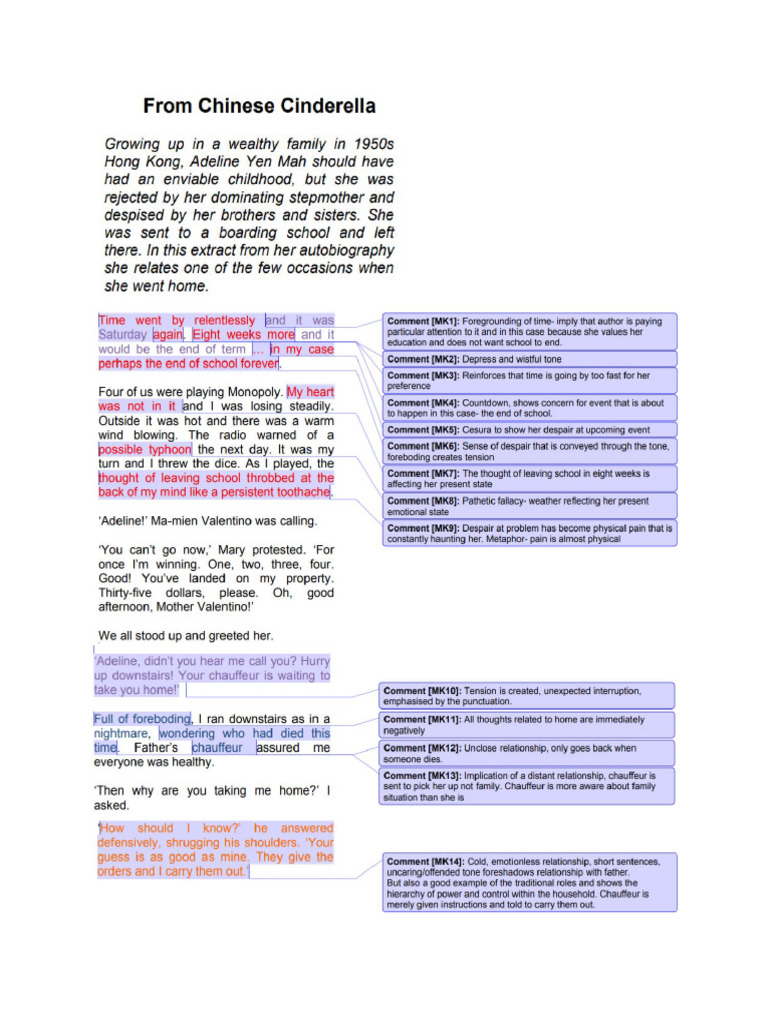 Authority and Identity in Adeline's Life | PDF