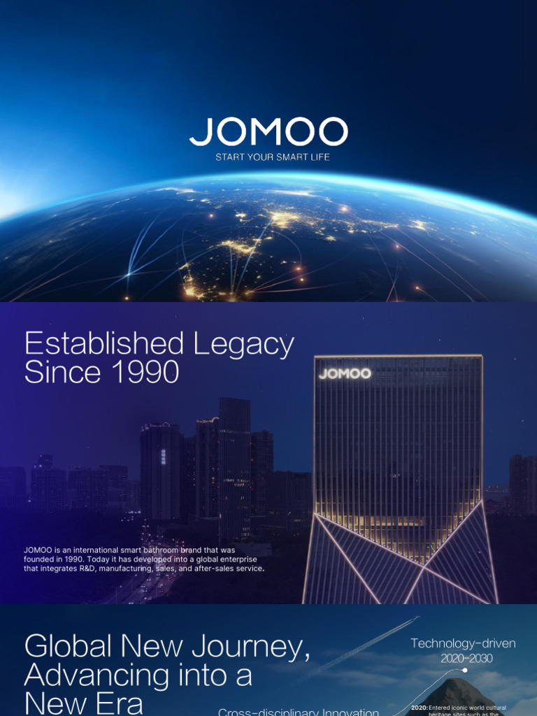 JOMOO: Innovating Smart Bathroom Solutions | PDF | Bathroom | Shower