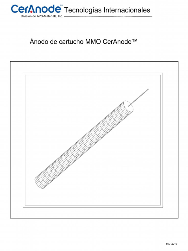 Canister Anode PDS | PDF