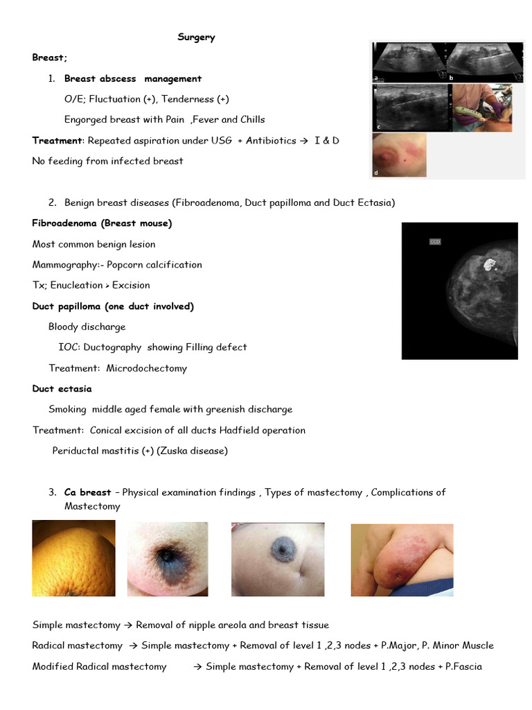 Imp topics surgery unannotated | PDF | Thorax | Esophagus