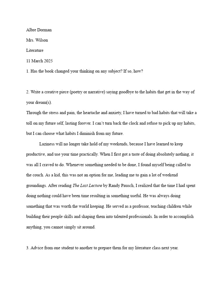 Literature Quarterly Writing | PDF