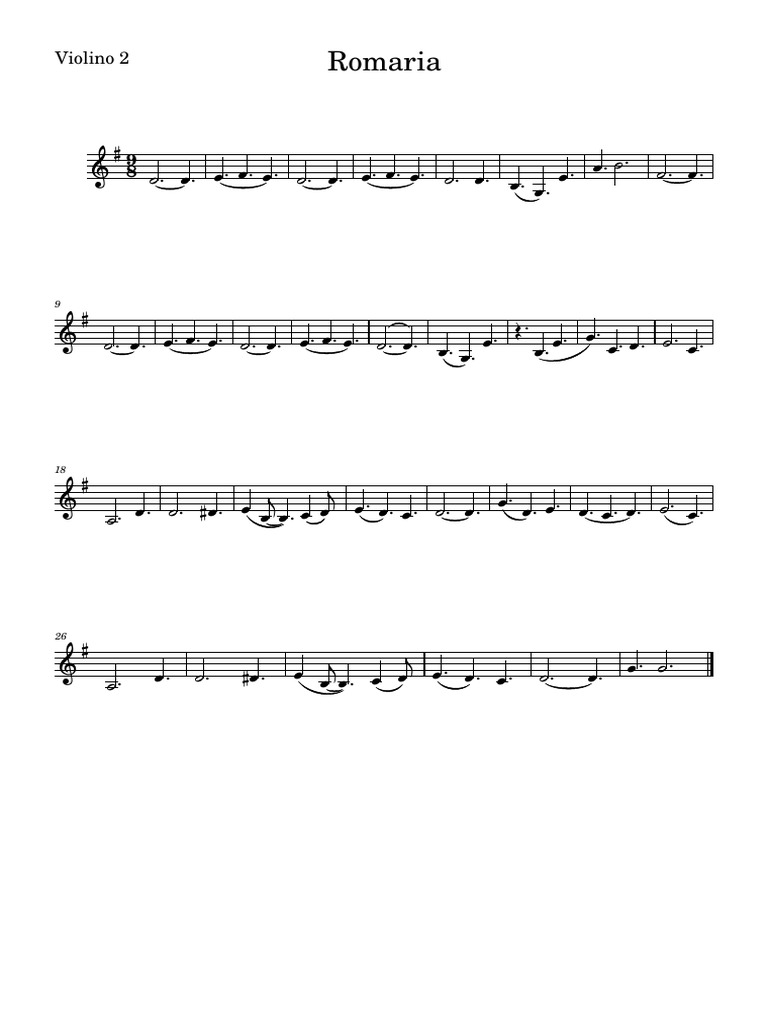 Romaria-Violino 2 | PDF