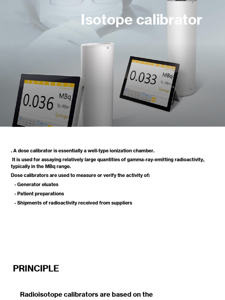 Isotope Calibrator in Nuclear Medicine | PDF