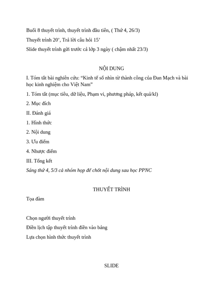 Họp PPNC giữa kì | PDF