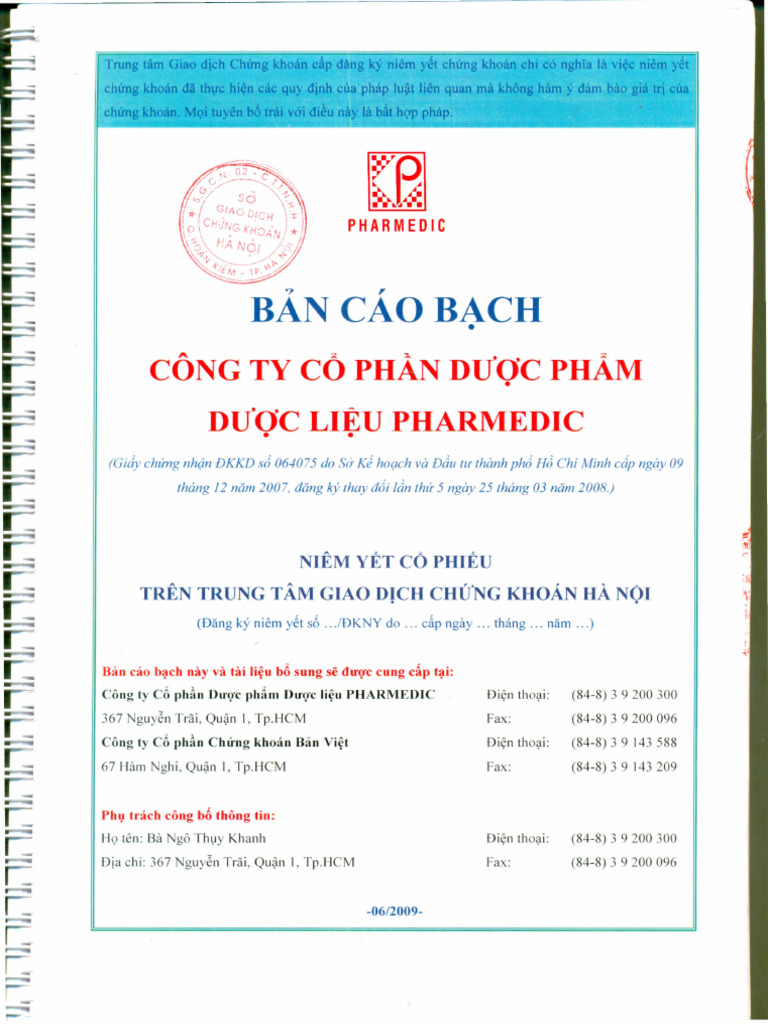 BCTN_nam_2022 Pharmedic (có quy trình) | PDF