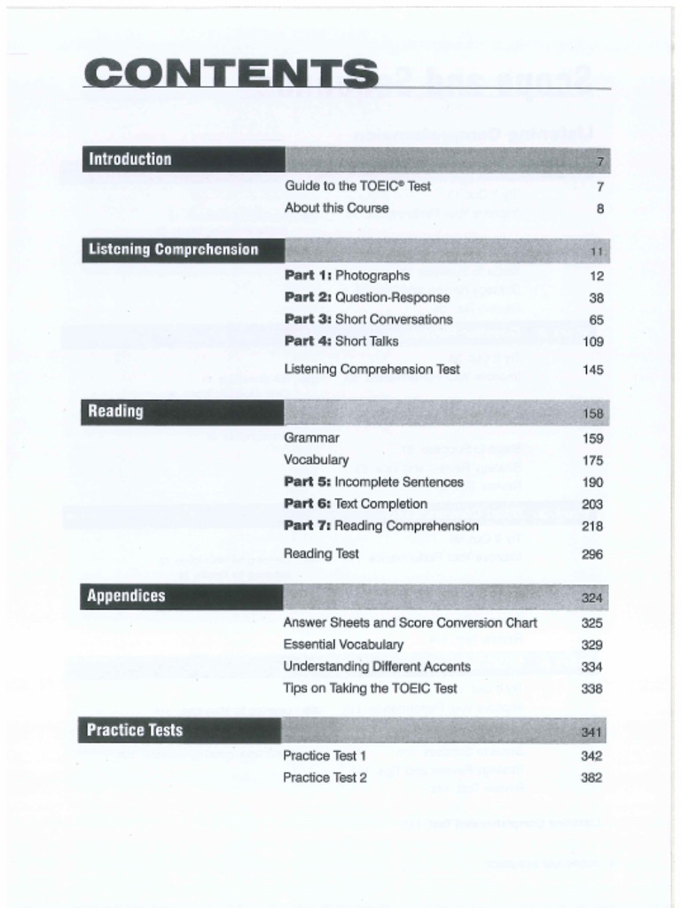 Pass The Toeic Test New 2019 (Introductory Course) | PDF