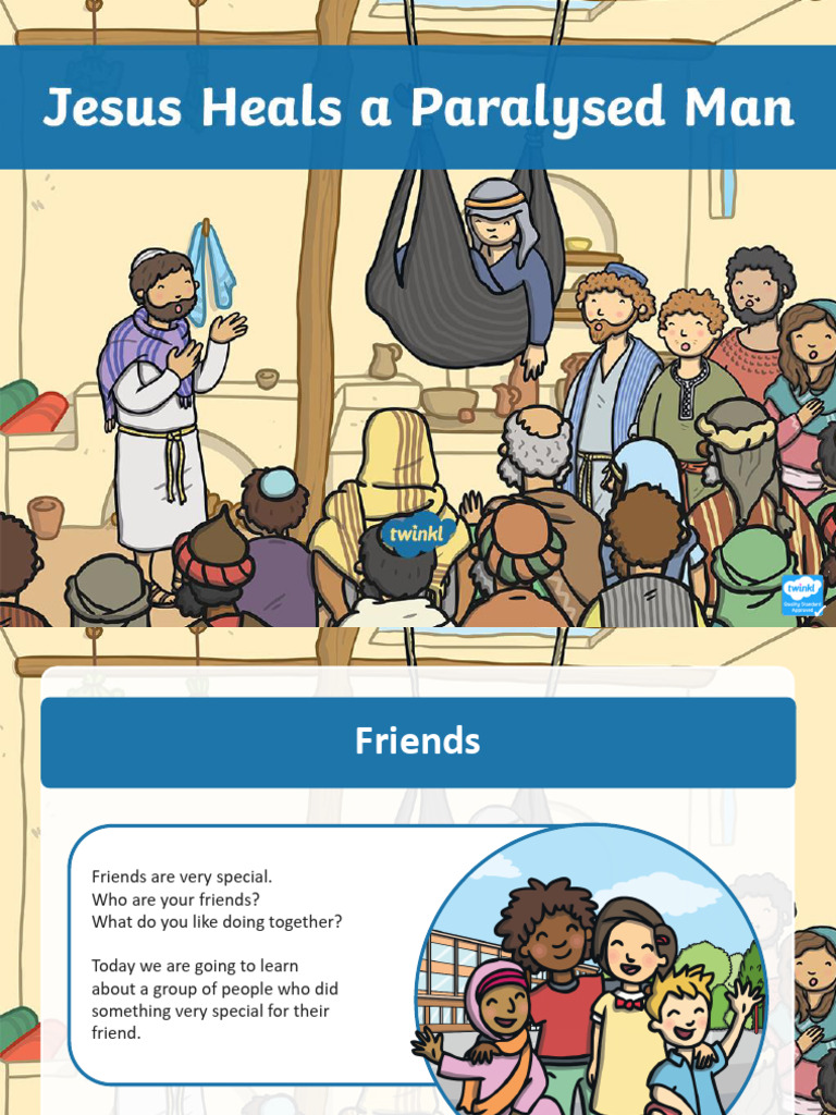 P5 25 May Jesus Heals A Paralysed Man Powerpoint PDF | PDF | Jesus ...