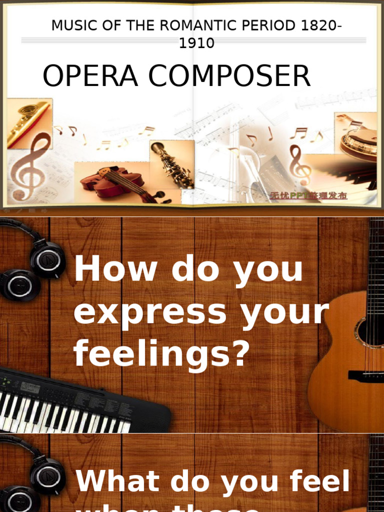 Romantic Period Opera Composers | PDF | Giuseppe Verdi | Opera