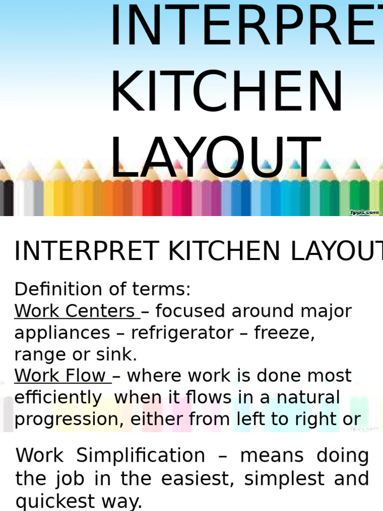 Kitchen Lay Out | PDF