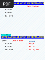 Third Space Learning Solving Quadratic Equations GCSE Worksheet | PDF ...