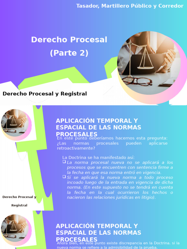 Tasador, Martillero Público y Corredor - DeRECHO PROCESAL 2 | PDF | Ley procesal | Ley Pública
