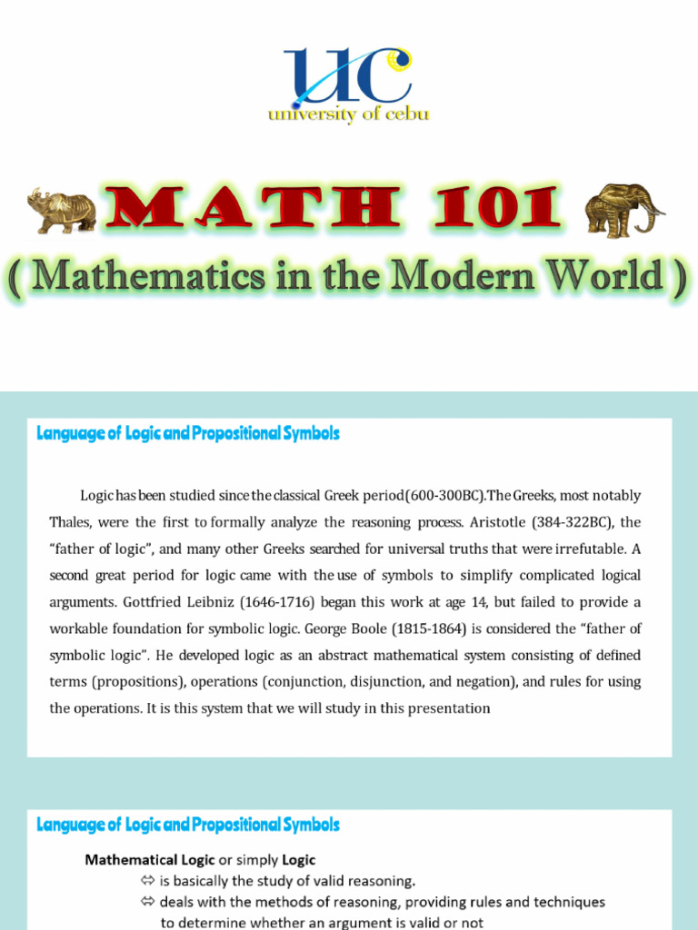 02.4FBC-Logic and Propositional Symbols | PDF | Proposition ...