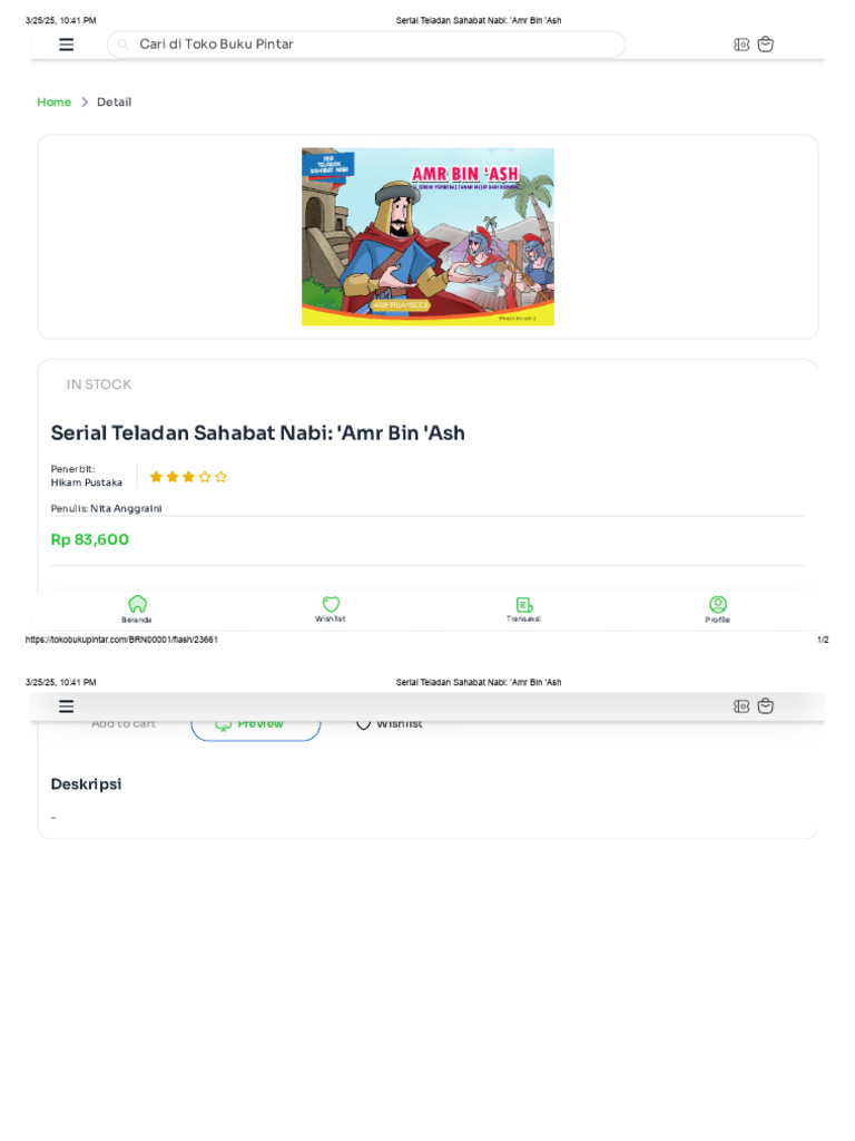 09.serial Teladan Sahabat Nabi - 'Amr Bin 'Ash | PDF