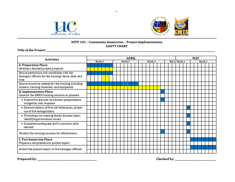 NSTP-Gantt-Chart-Template-Sample | PDF