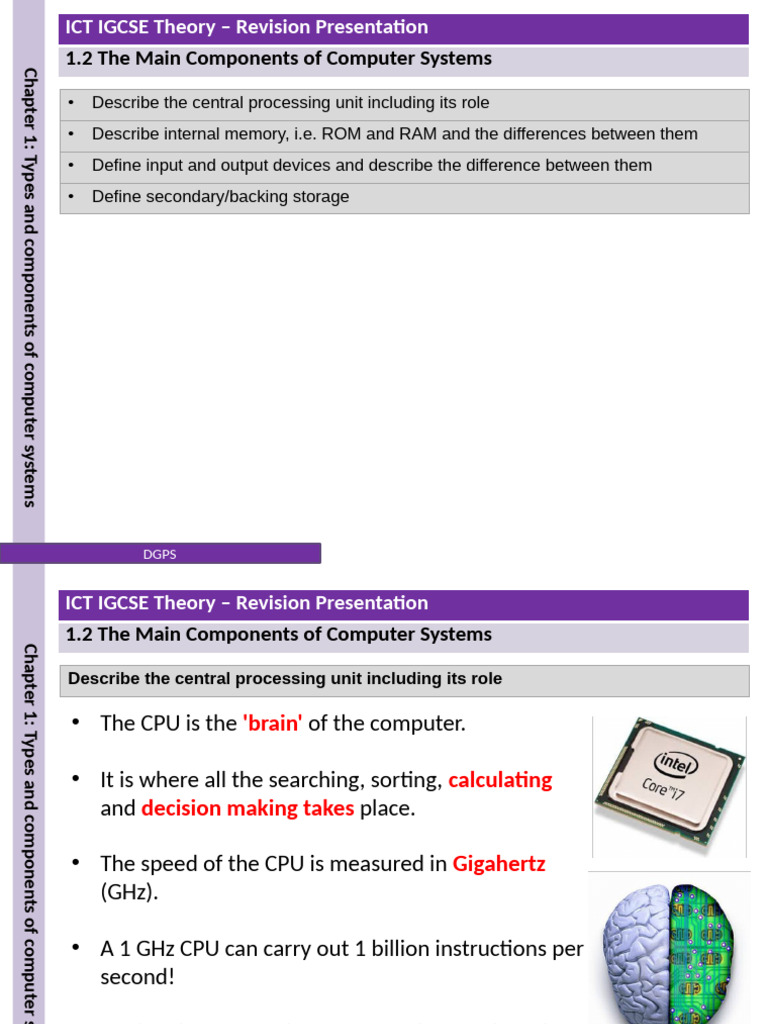 1.2 The main components of computer systems | PDF | Computer Data ...