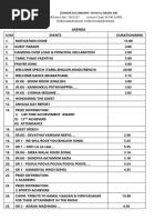 Farewell Function Agenda & Speeches | PDF | Agenda (Meeting) | Social ...