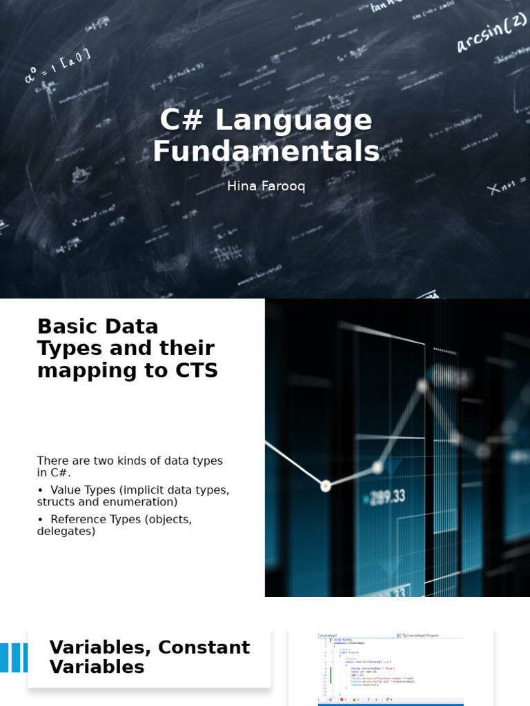 C# Language Fundamentals Overview | PDF | C Sharp (Programming Language) | Class (Computer ...