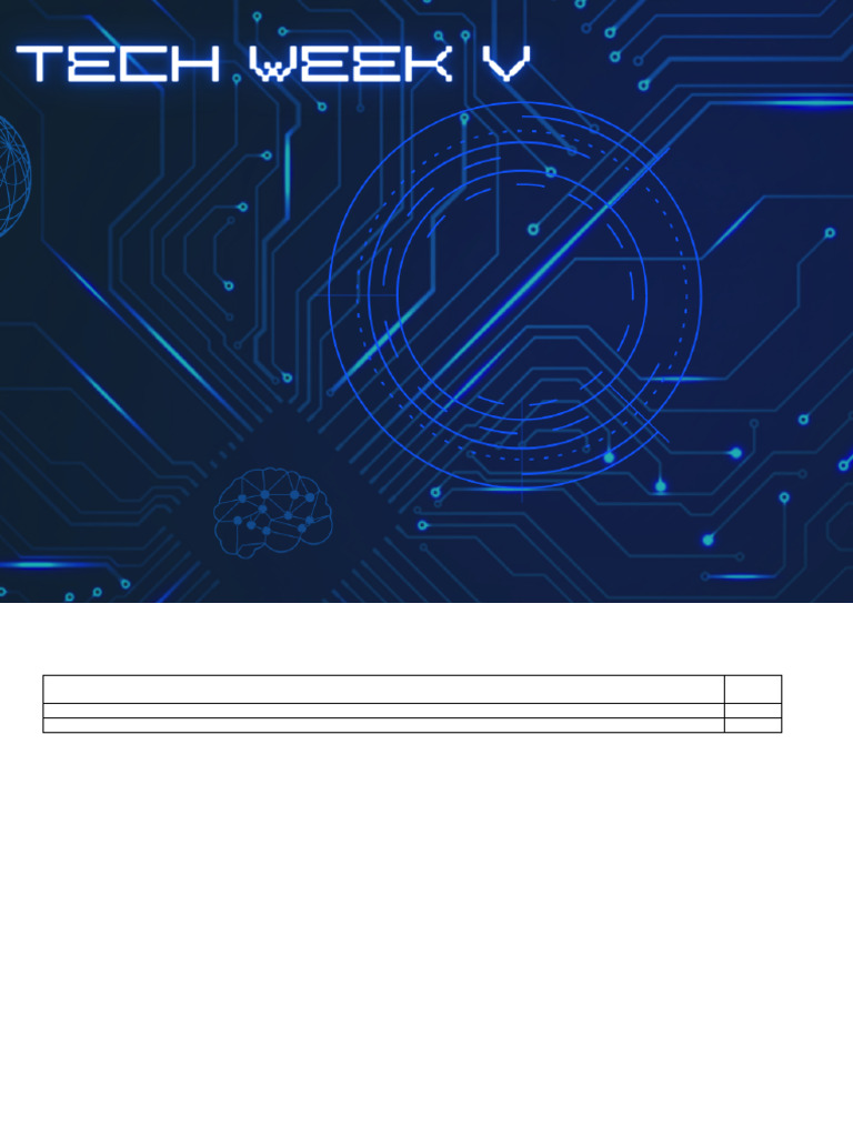 Certificado Tech Week V | PDF