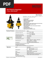 GASCAT Pressure Regulators Overview | PDF | Valve | Natural Gas