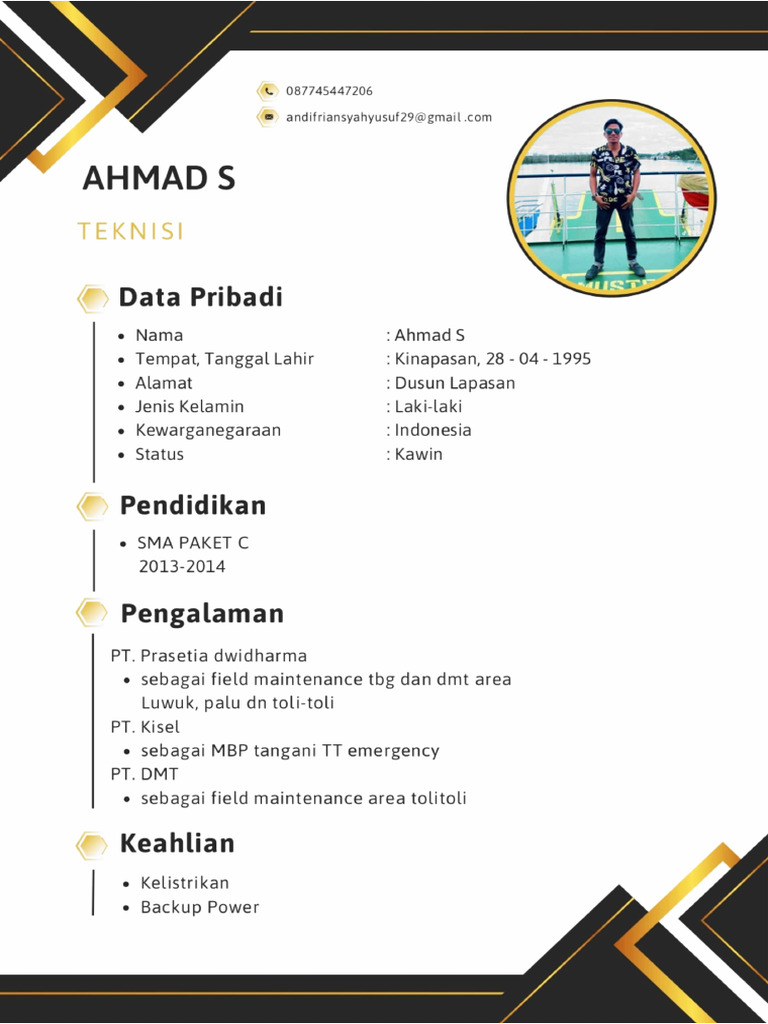 CV Ahmad | PDF