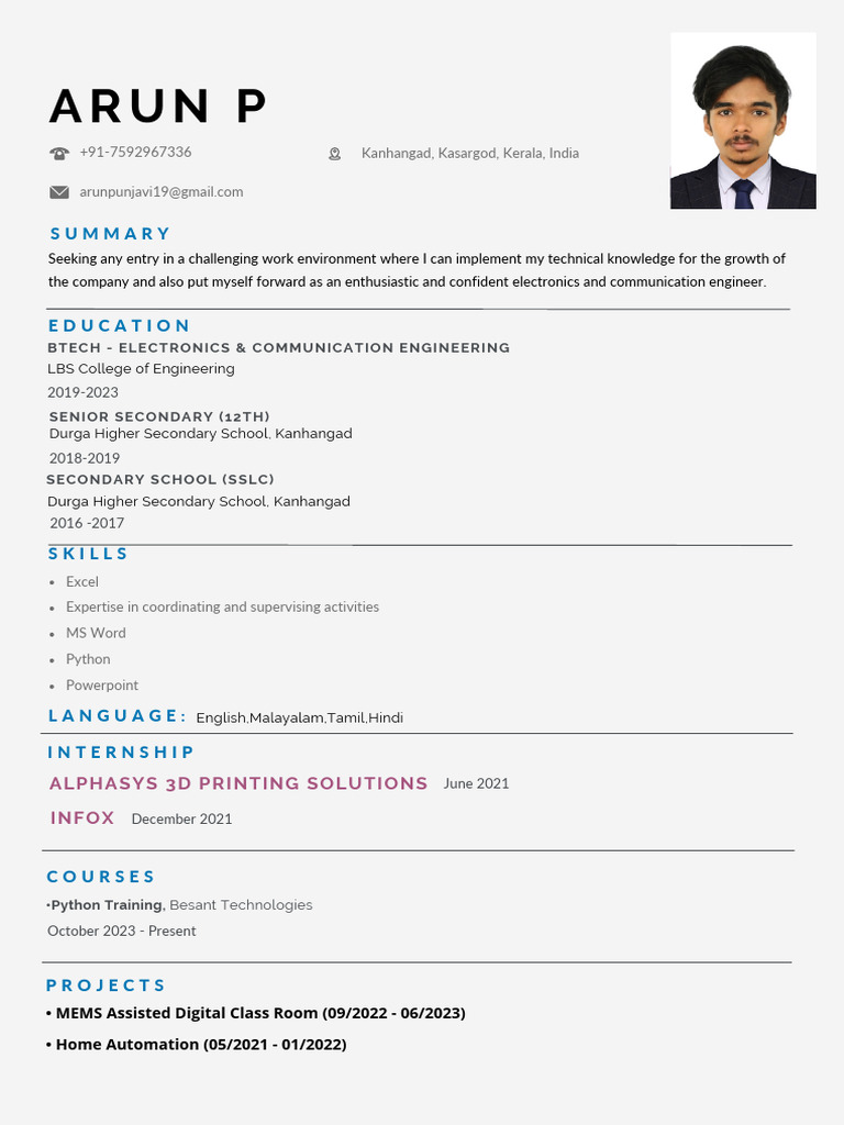 Arun P | PDF
