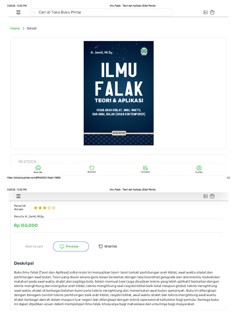 20.Ilmu Falak _ Teori dan Aplikasi (Edisi Revisi) | PDF