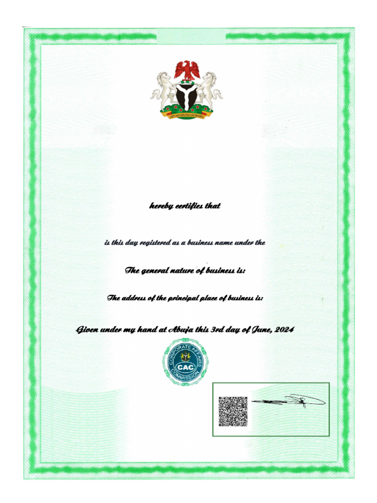 CAC Certificate | PDF