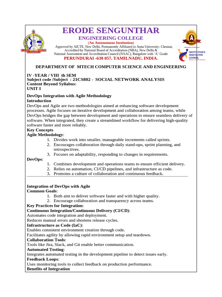 Agile Content Beyond Syllabus | PDF | Agile Software Development | Artificial Intelligence