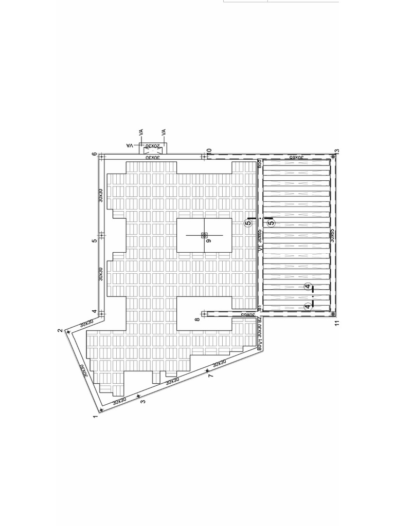 Replanteo Planta Cubierta | PDF