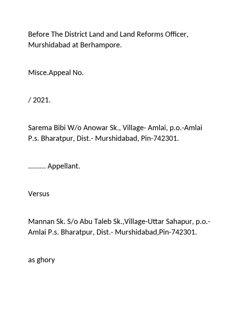 Bishnu Let Appeal D.L.& L.R.o-gopal-PC | PDF | Justice | Crime & Violence