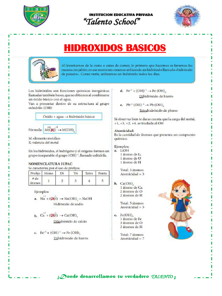 Hidroxidos Basicos | PDF