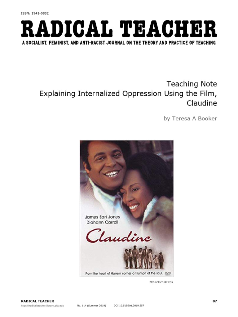 Explaining Internalized Oppression Using The Film | PDF | Social Psychology