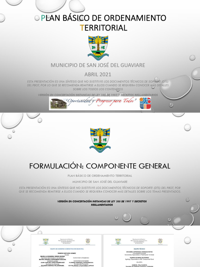 Formulación del Componente General PBOT 2021 | PDF | Sustentabilidad ...