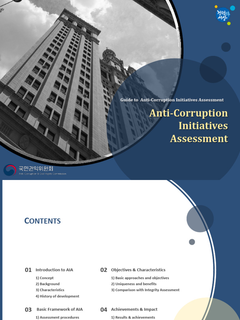 Anti-Corruption Initiatives Assessment Guide | PDF | Evaluation ...