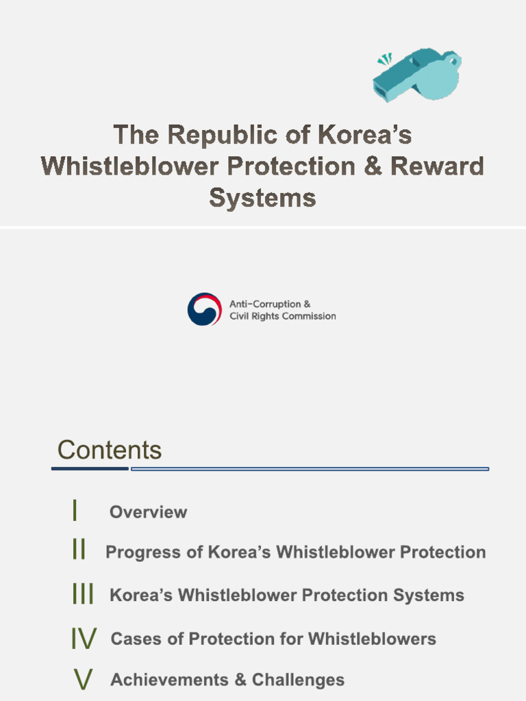 Protection For Whistleblowers | PDF | Justice | Crime & Violence